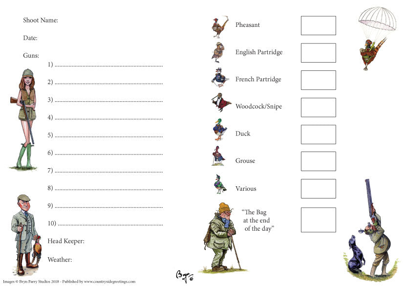 Shoot Game Cards. The Picker Up by Bryn Parry – CountrysideGreetings