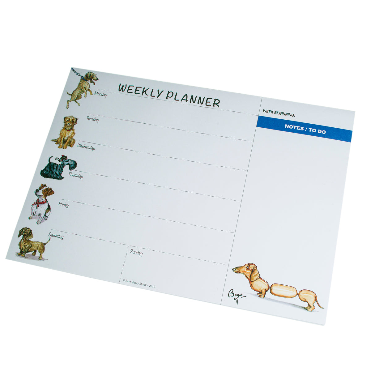 Small Dogs Weekly Planner by Bryn Parry – CountrysideGreetings