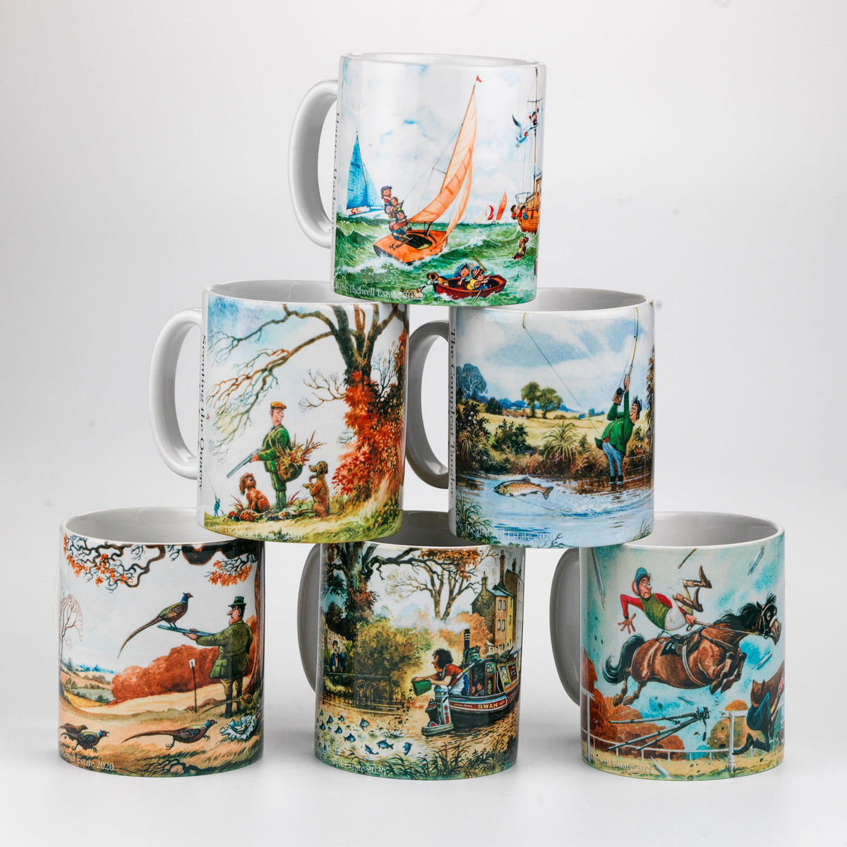 Sailing Mug by Thelwell. The Happy Harbour – CountrysideGreetings