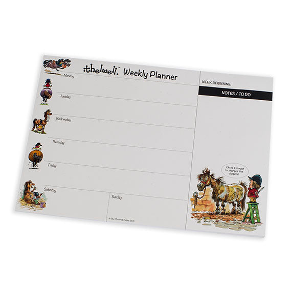 Ponies Weekly Planner by Thelwell – CountrysideGreetings